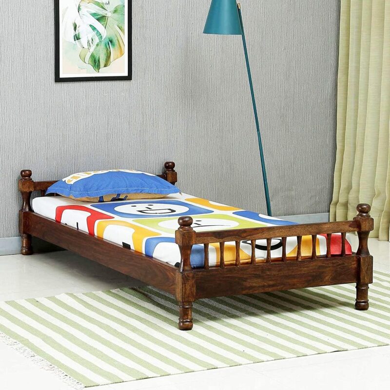 Wooden Single Size Bed for Bed Room | Solid Wood Bed | Sheesham Wood ...